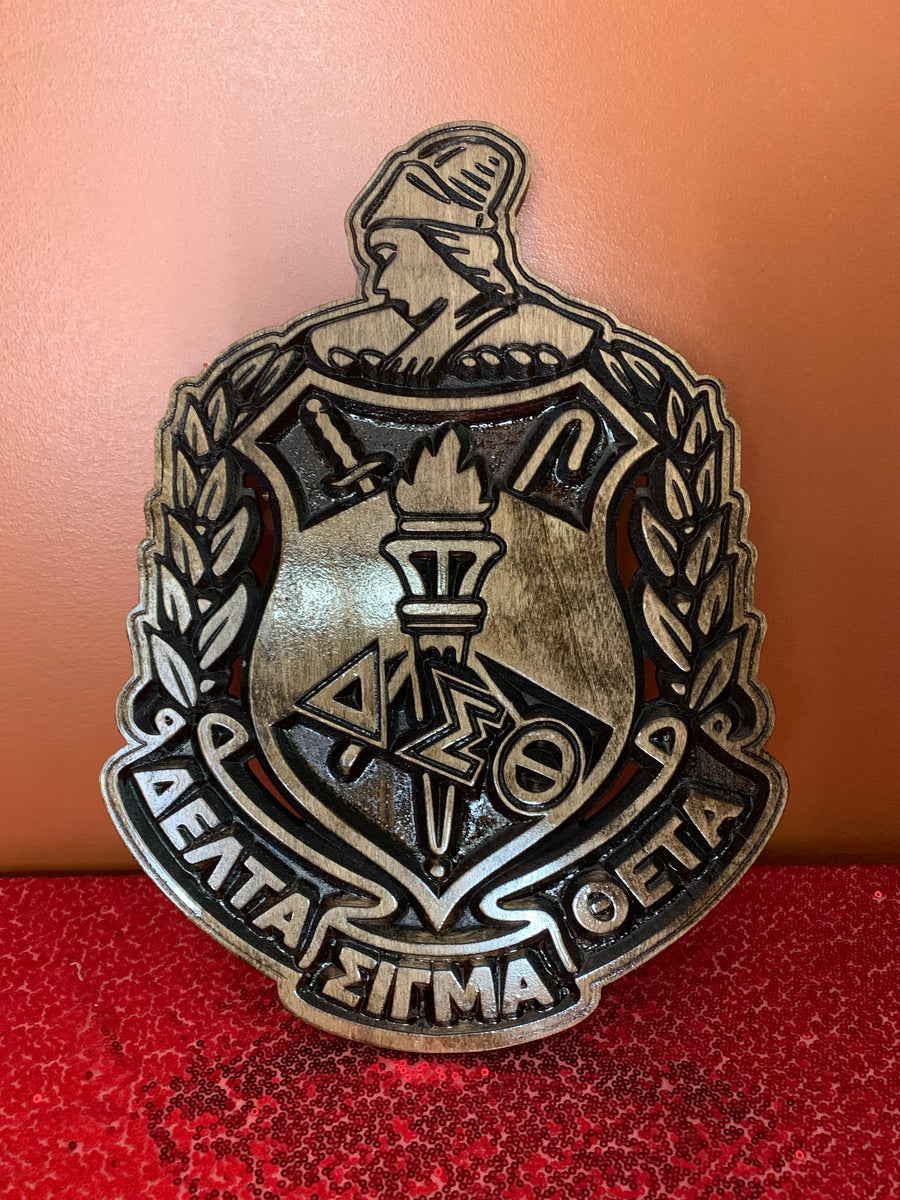 Stained DST Crest – Simply Wooderful, LLC